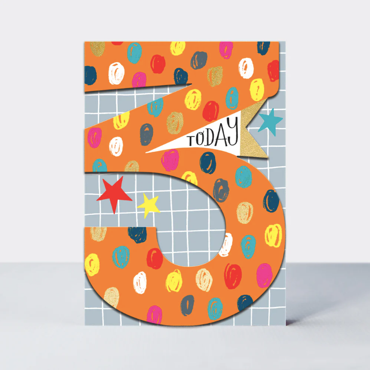 Ditto Age 3 Orange Birthday Card – More Than Just a Gift | Narborough Hall