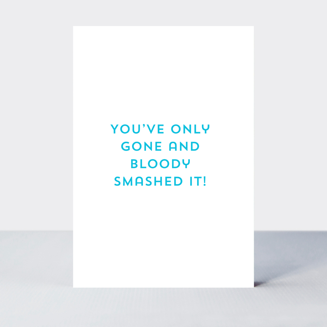 Quip Smashed It Card – More Than Just a Gift | Narborough Hall
