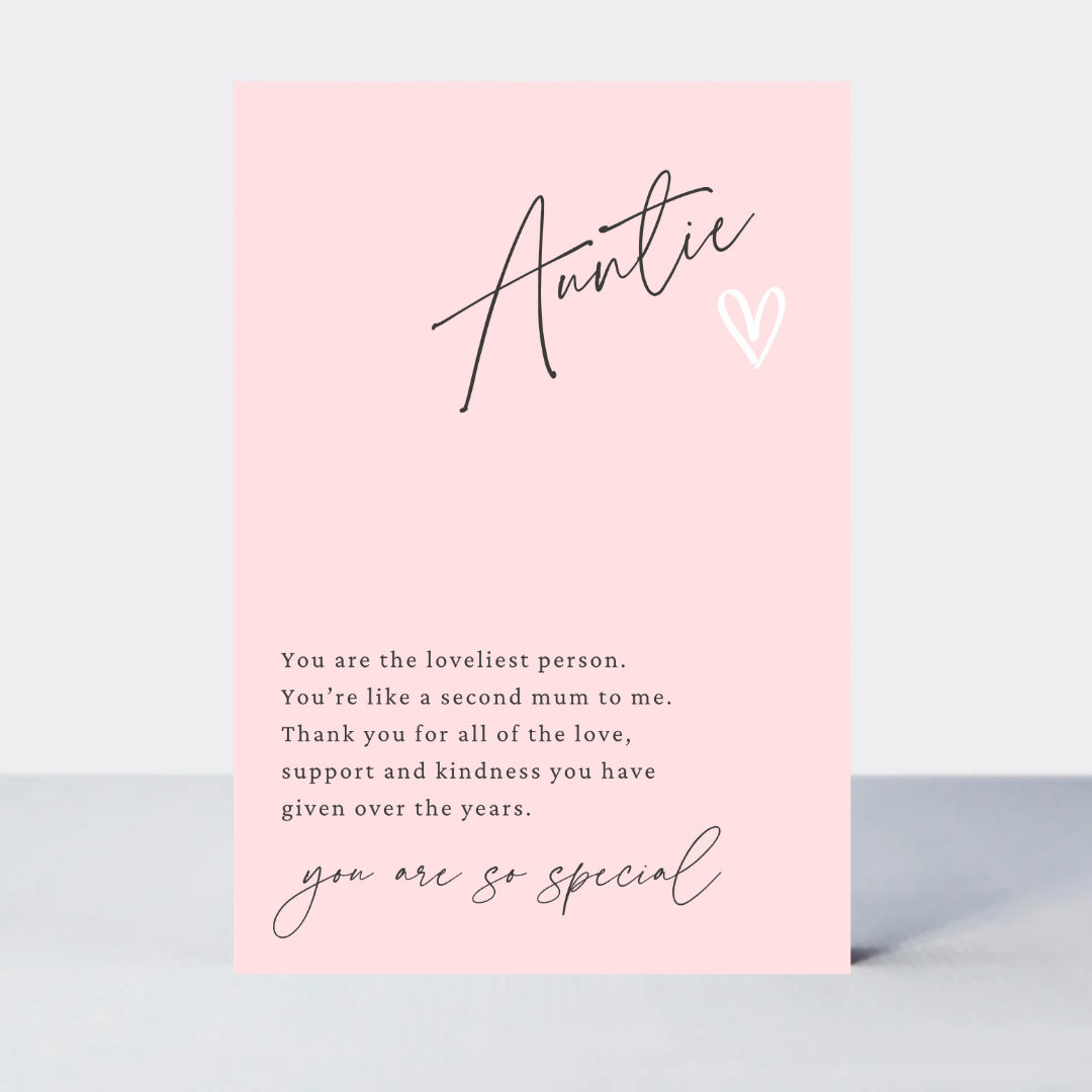Little Notes Auntie Card – More Than Just a Gift | Narborough Hall