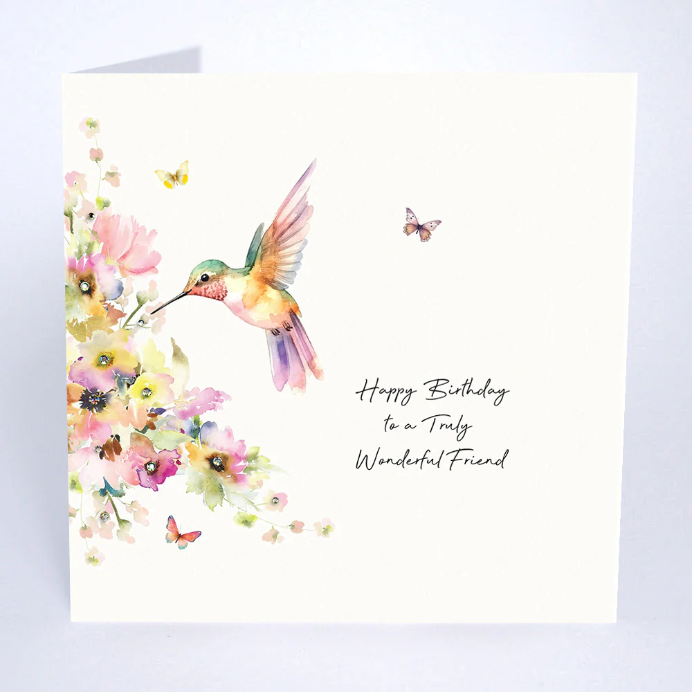 Beija-Flor Truly Wonderful Friend Birthday Card – More Than Just a Gift ...