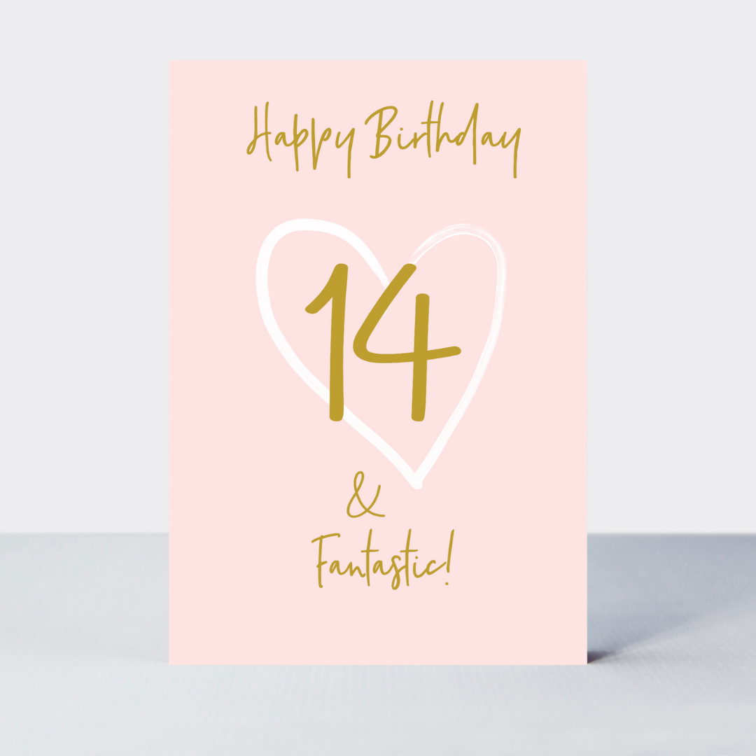 Wonderful You Age 14 Card - Foil – More Than Just a Gift | Narborough Hall