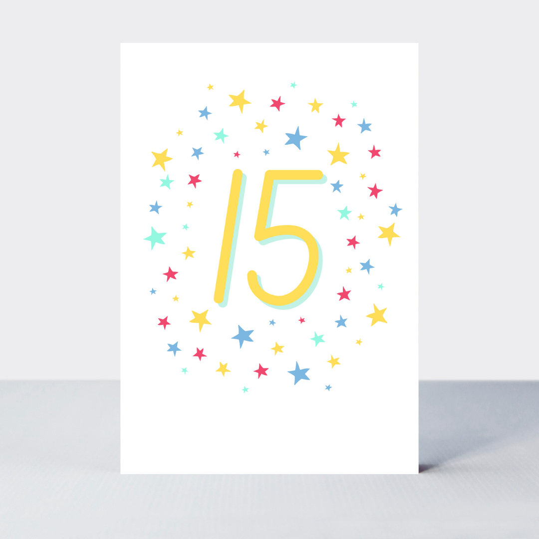 Super Stars Age 15 Birthday Card – More Than Just a Gift | Narborough Hall