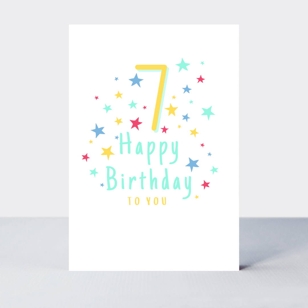 Super Stars Age 7 Birthday Card – More Than Just a Gift | Narborough Hall