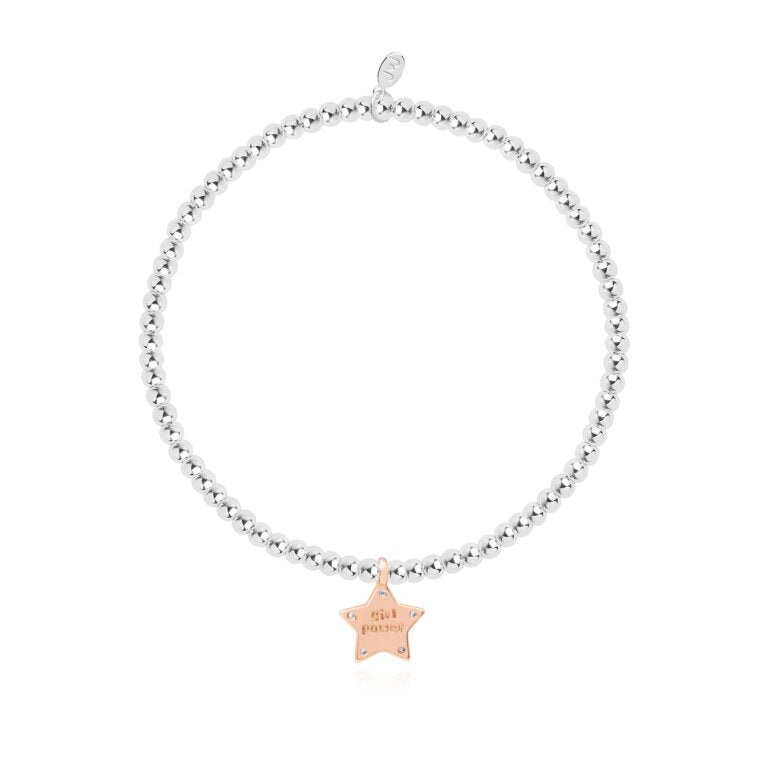 Joma Jewellery Girls a little Girl Power Bracelet - Star – More Than ...